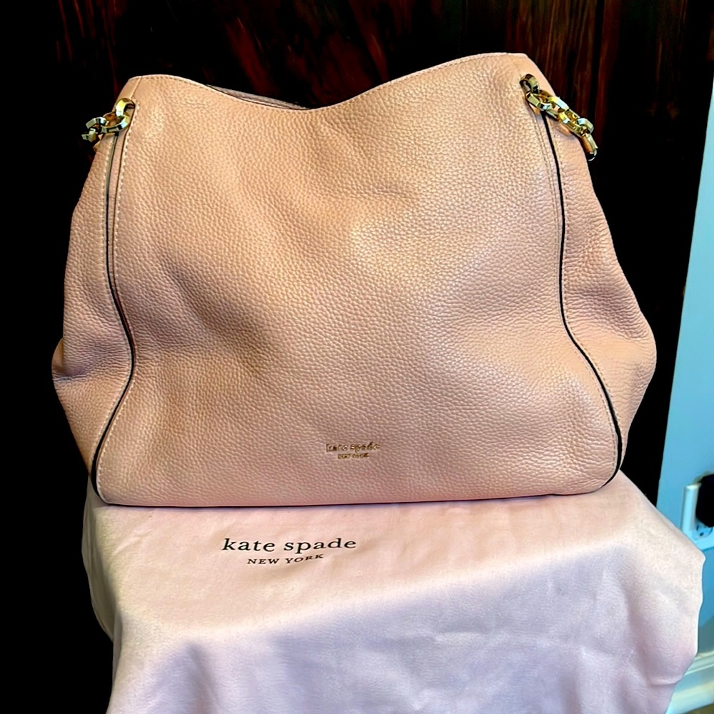 Kate Spade Pink Handbag With Pink Duster - Gem